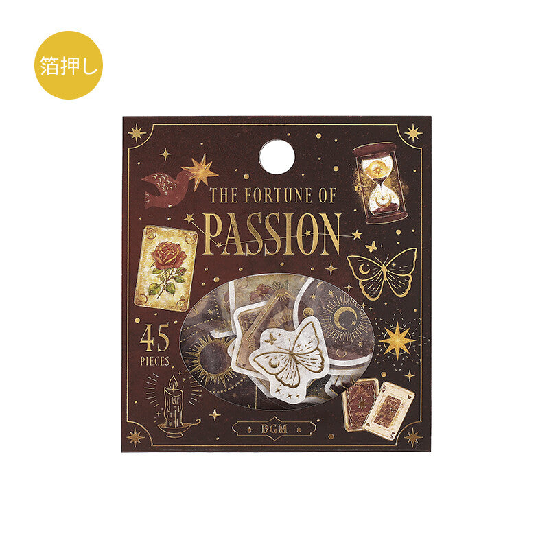 BGM Fortune Gold Foil Sticker Flakes - Passion – Meowashi