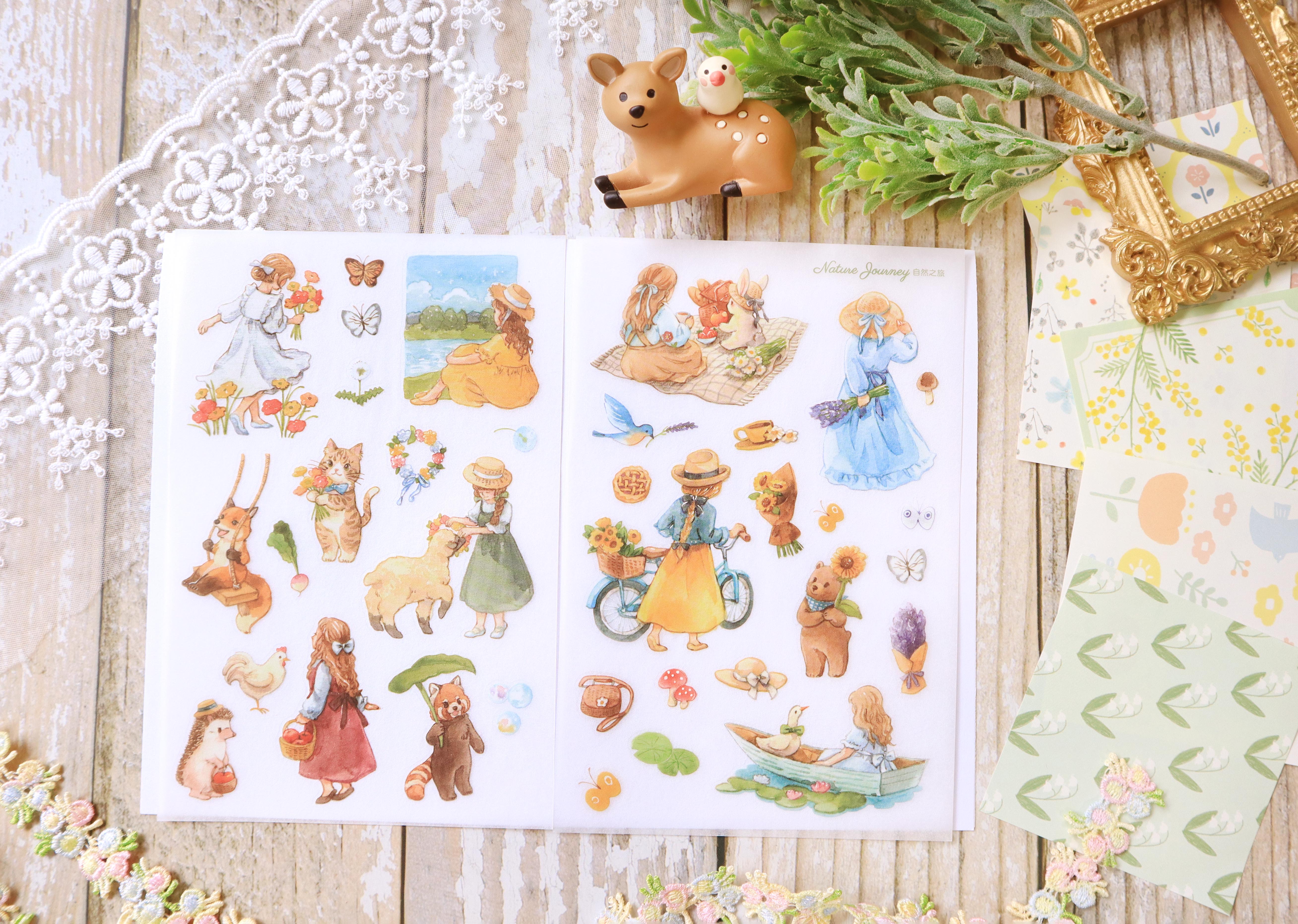 Maruco Art - Nature Journey Rub on Transfer Sticker – Meowashi