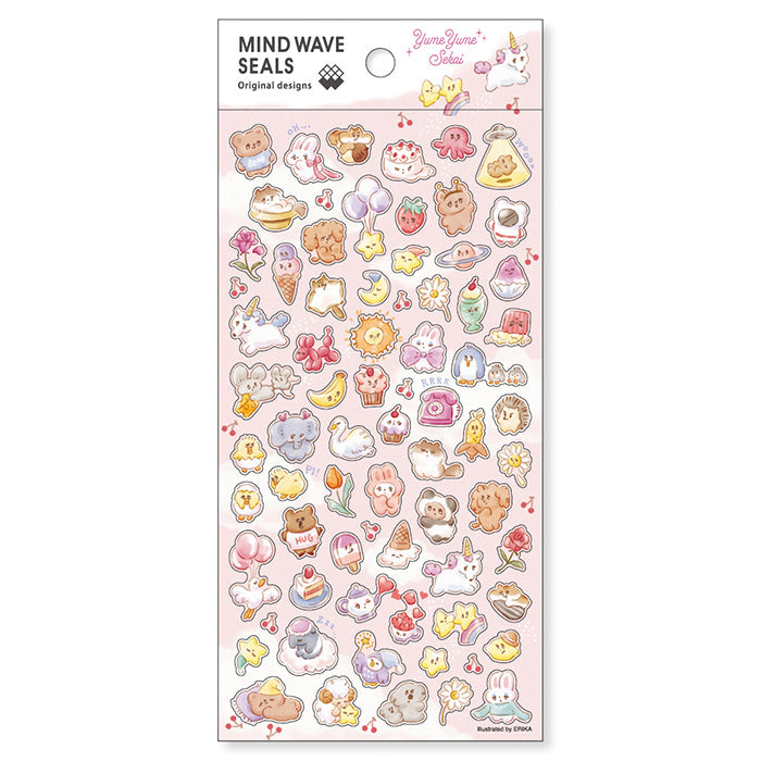 Mind Wave Original Clear Sticker - YumeYume Sekai – Meowashi