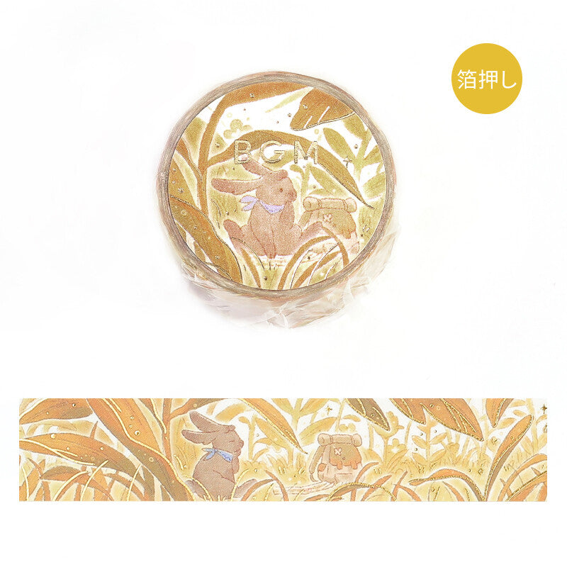 BGM Mysterious Journey Gold Foil Washi Tape - Hide and Seek – Meowashi
