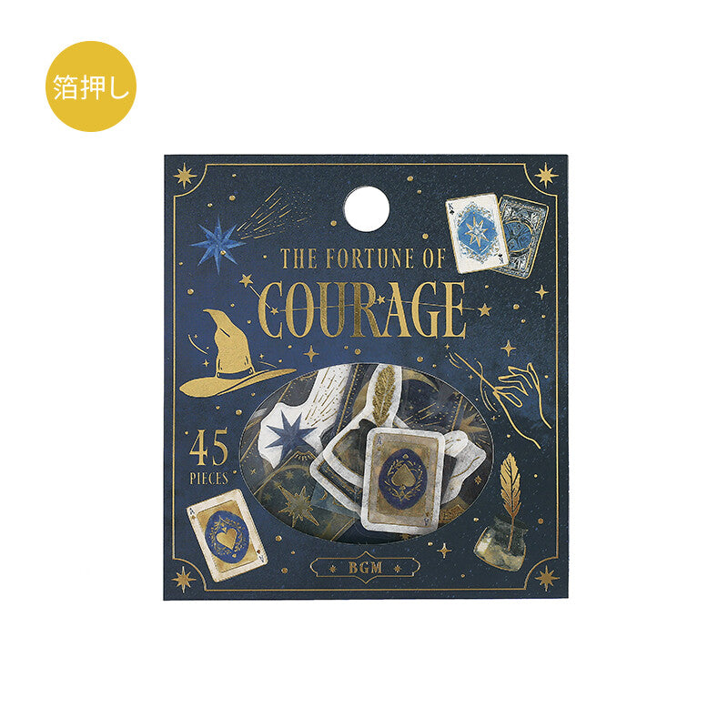 BGM Fortune Gold Foil Sticker Flakes - Courage – Meowashi