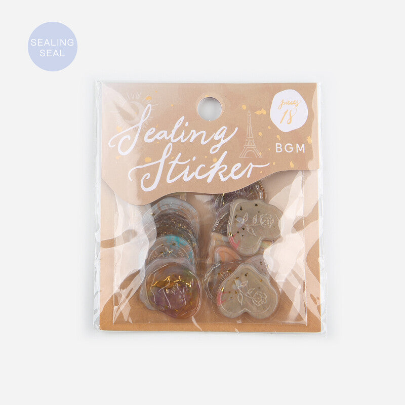 BGM Phantom Flower Sealing Sticker Flakes - Brown – Meowashi