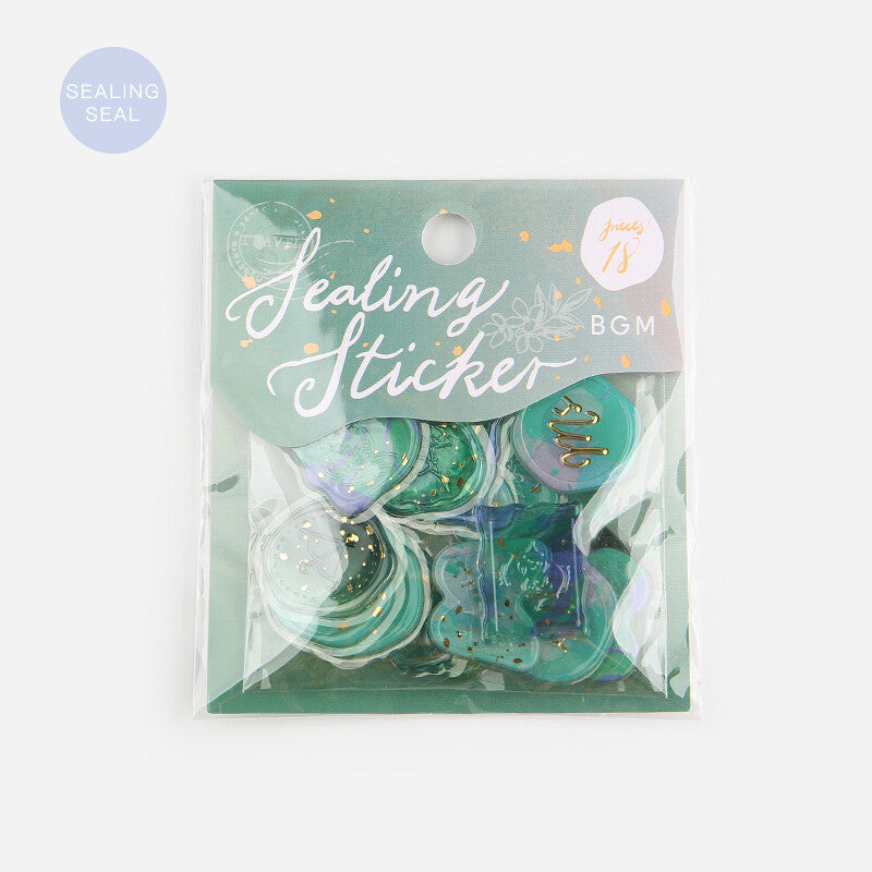 BGM Phantom Flower Sealing Sticker Flakes - Green – Meowashi