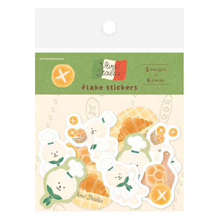 Furukawashiko Viva Italia Sticker Flakes - Bread Dog – Meowashi