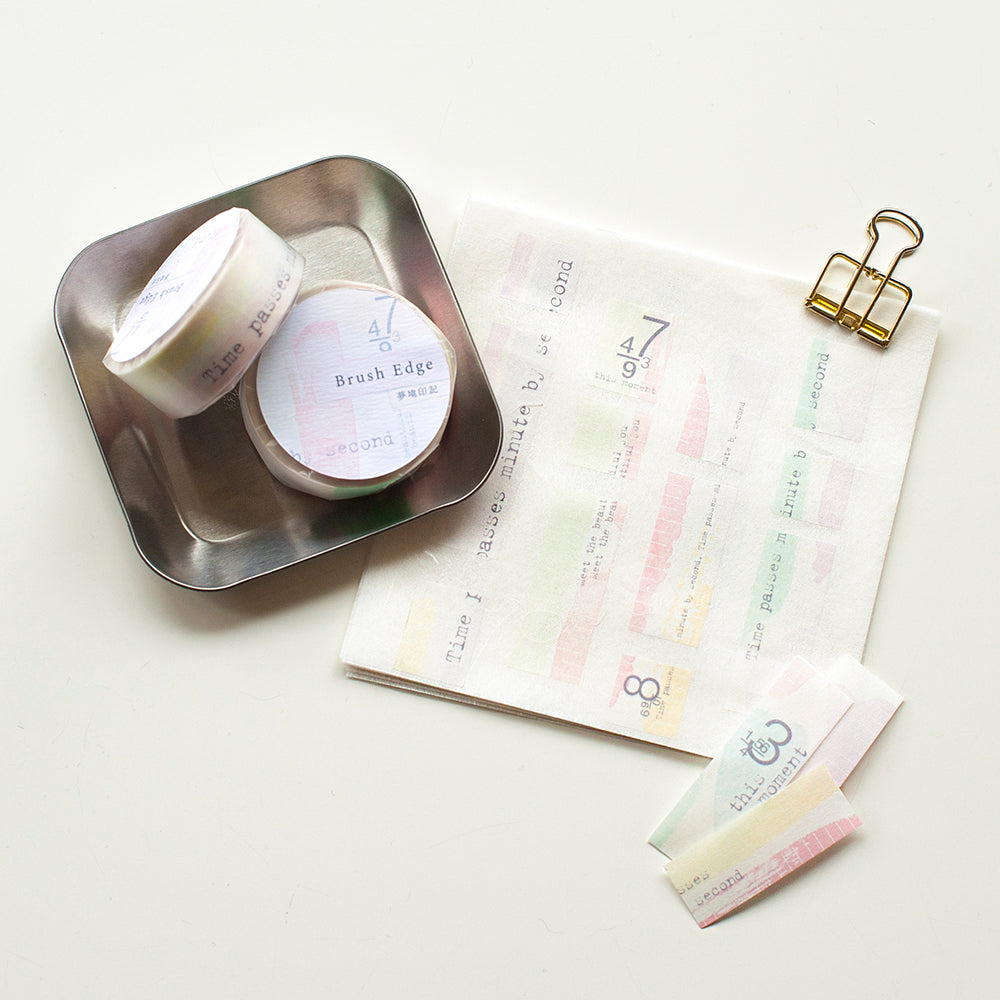 MU Shape Tear Washi Tape #3 - Brush Edge – Meowashi