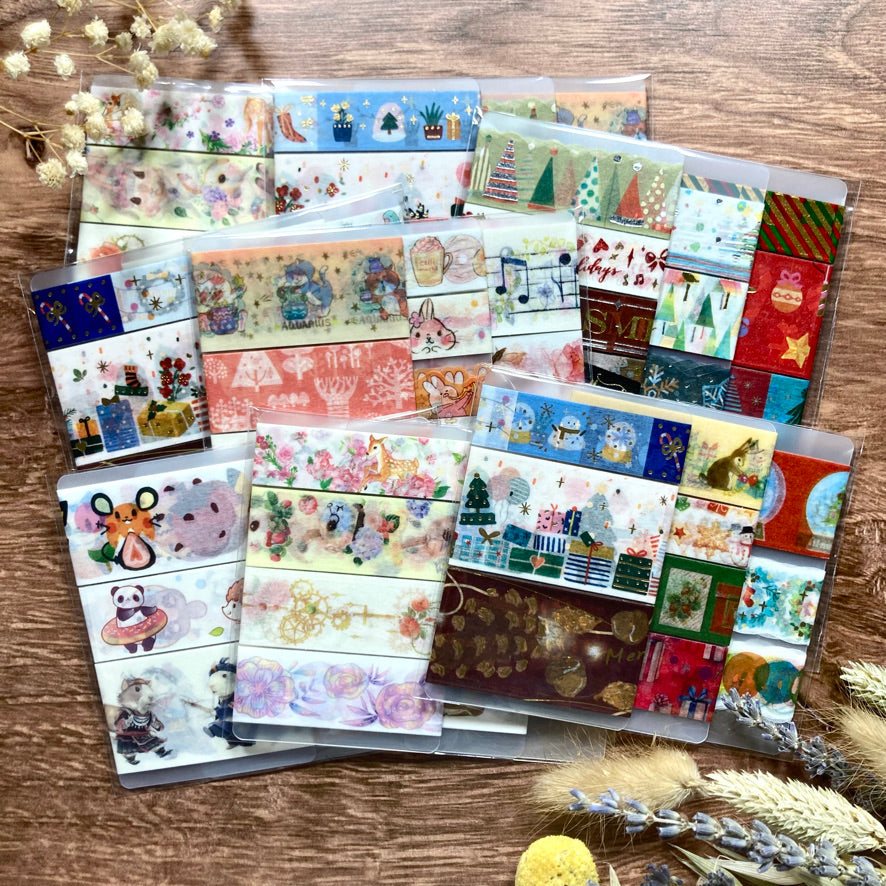 Random Washi Tape Sample Grab Bag (10 Designs) – Meowashi